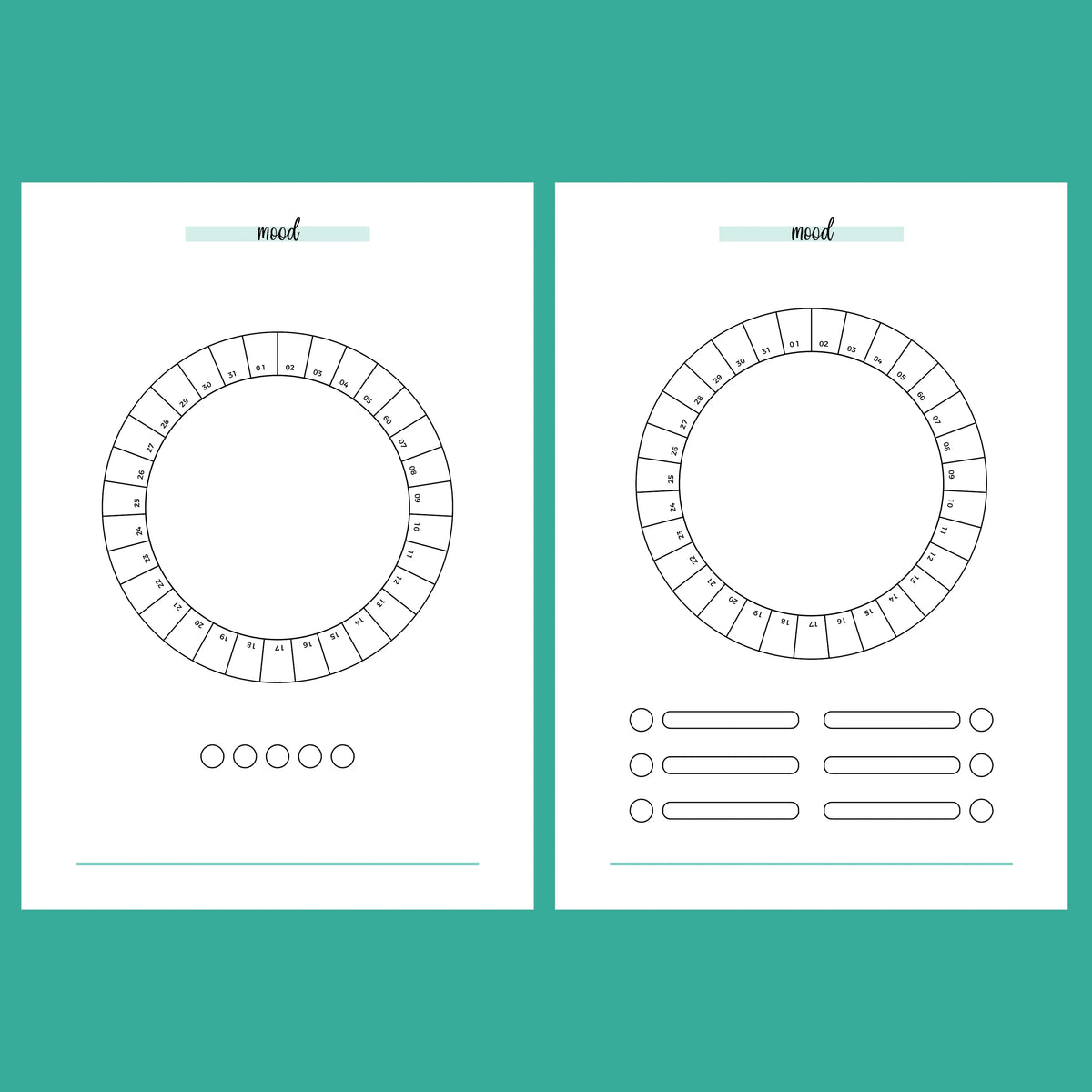 Mood Ring Journal | Instant Download | Printable PDF – Plan Print Land