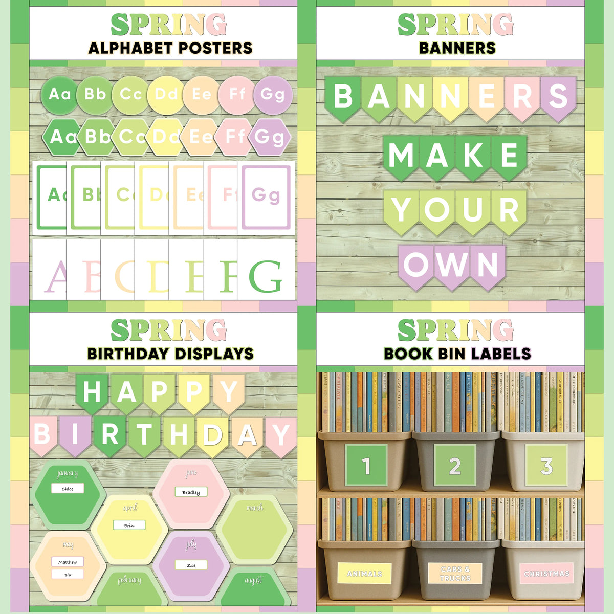 Printable Classroom Decor Pack | Word Wall Cards and Teacher ...