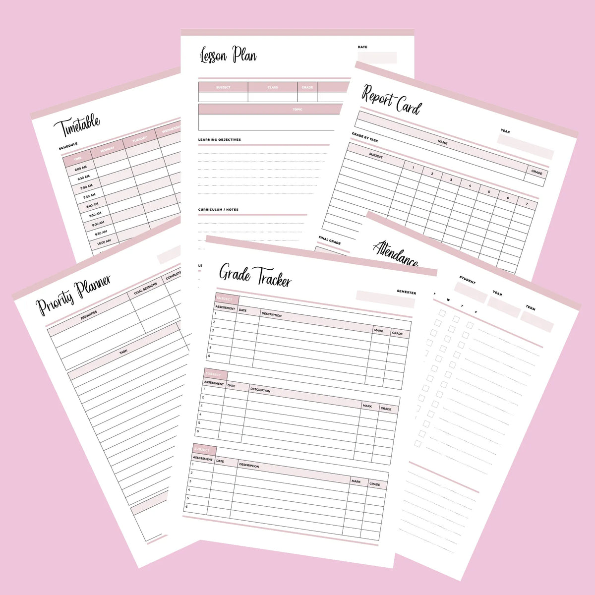 Homeschooling Planner Printable | Instant Download PDF | 107 PAGES ...