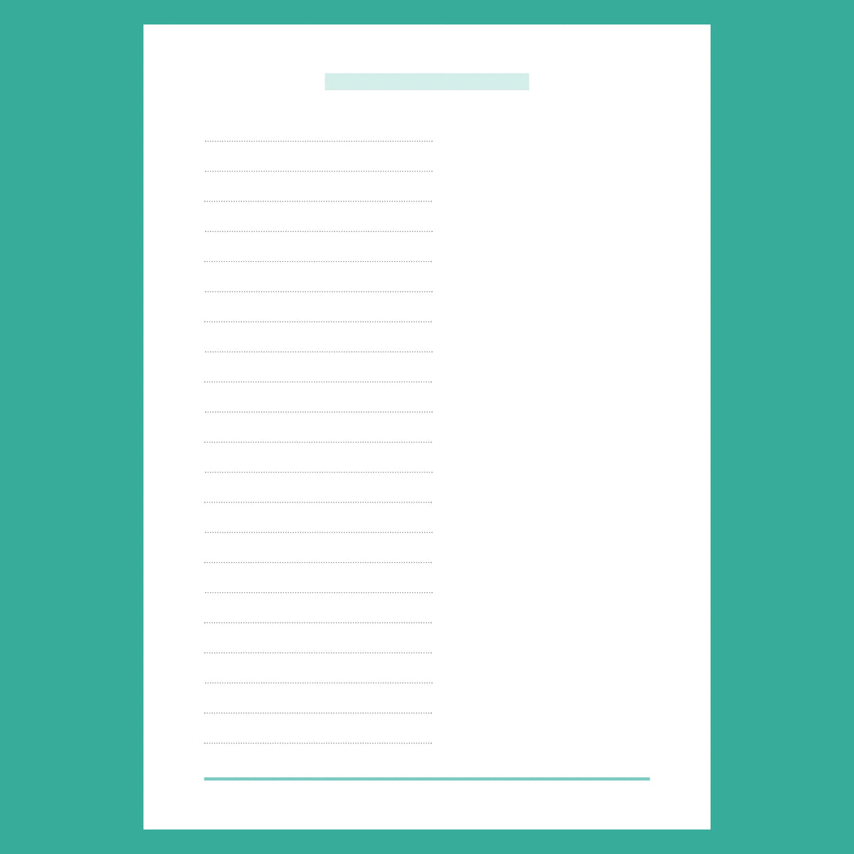 A5 Half Page Notes Template | Printable PDF | Instant Download – Plan ...