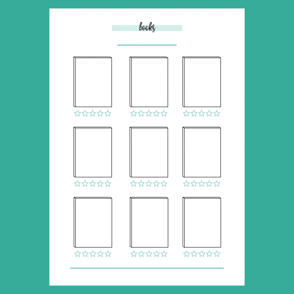 Book Tracker Journal Template | Instant Download | Printable PDF – Plan ...