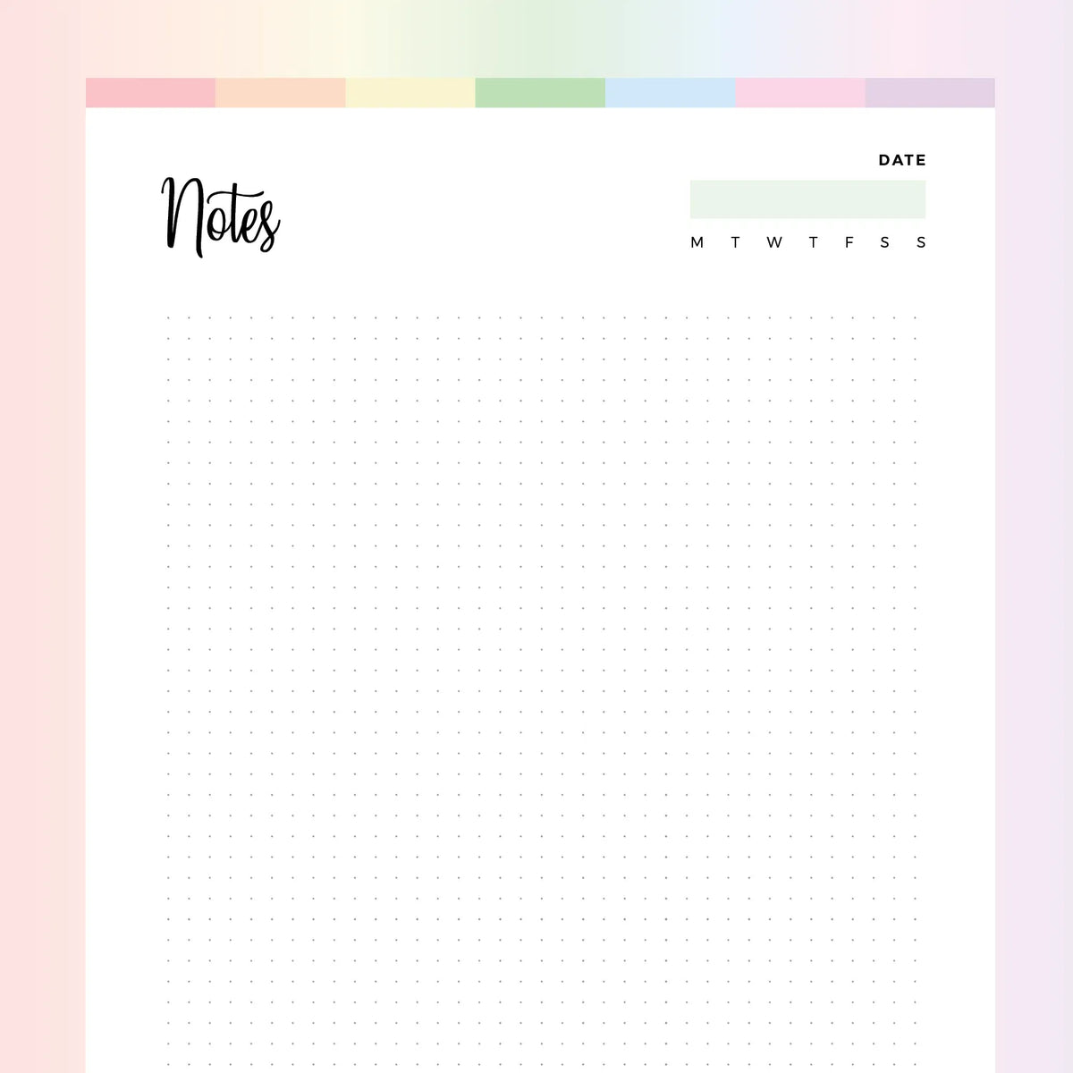 Grid Notebook Template PDF | A4 & US Letter Sizes | Instant Download ...