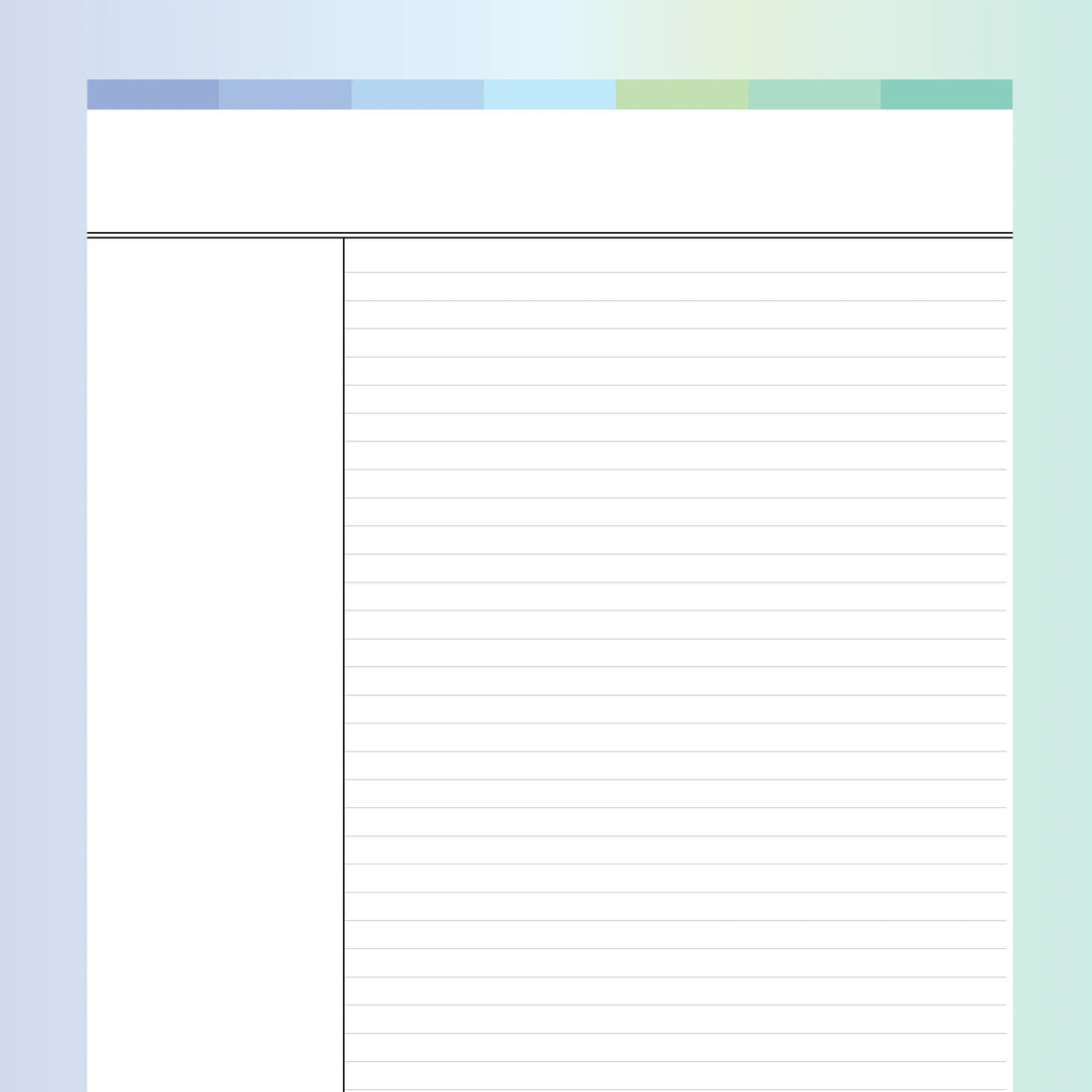 Printable Cornell Notes | Instant Download PDF | A4 and US Letter ...
