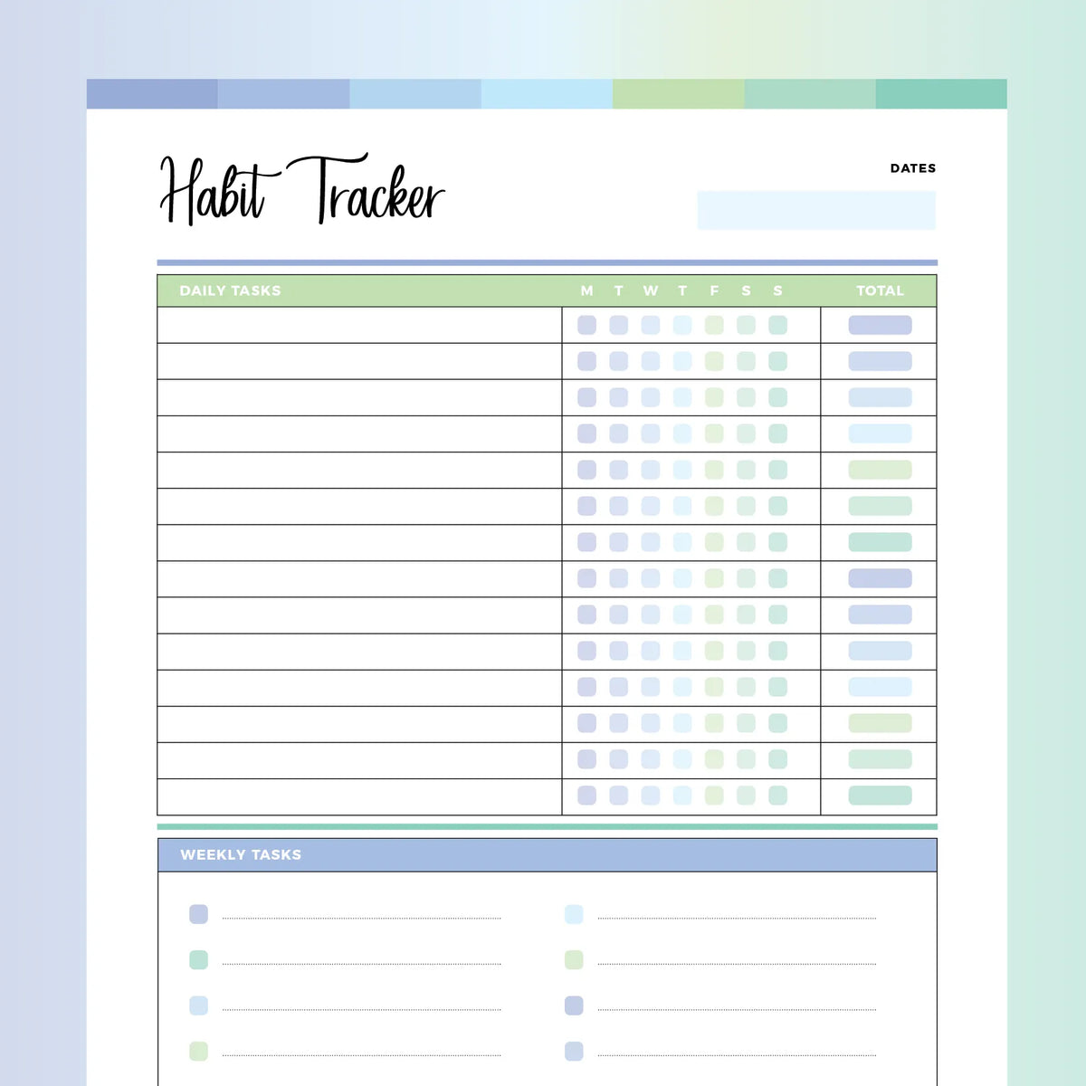 Task Tracker Printable | Instant Download PDF | A4 and US Letter – Plan ...