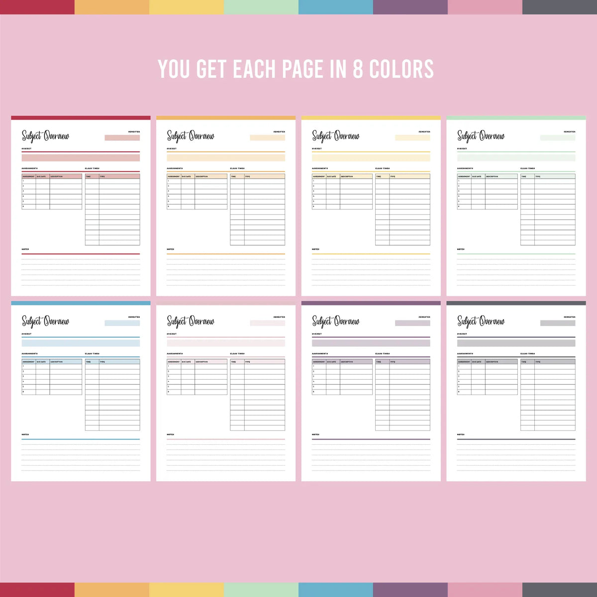 Homeschooling Planner Printable | Instant Download PDF | 107 PAGES ...