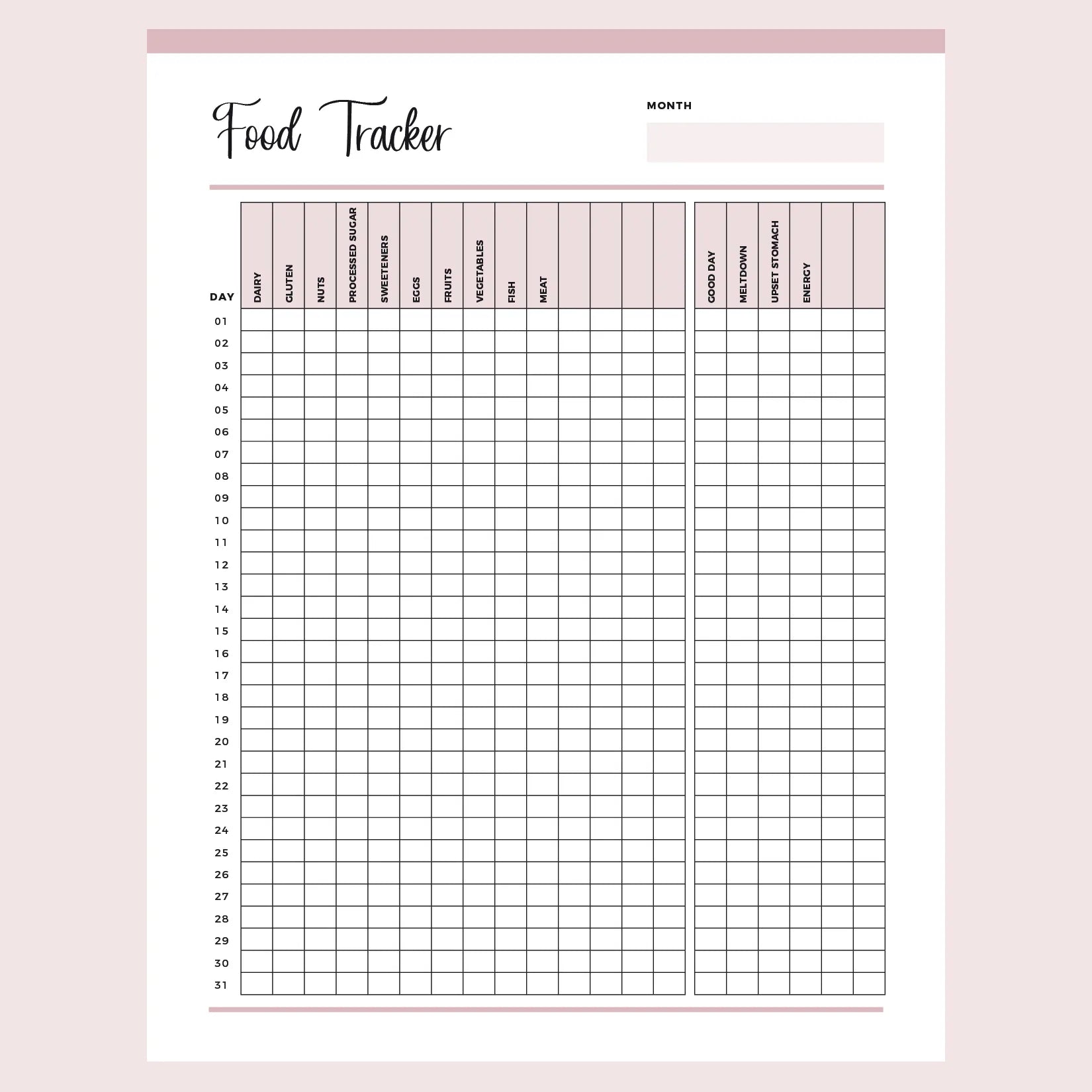 Dairy Preschool Printable